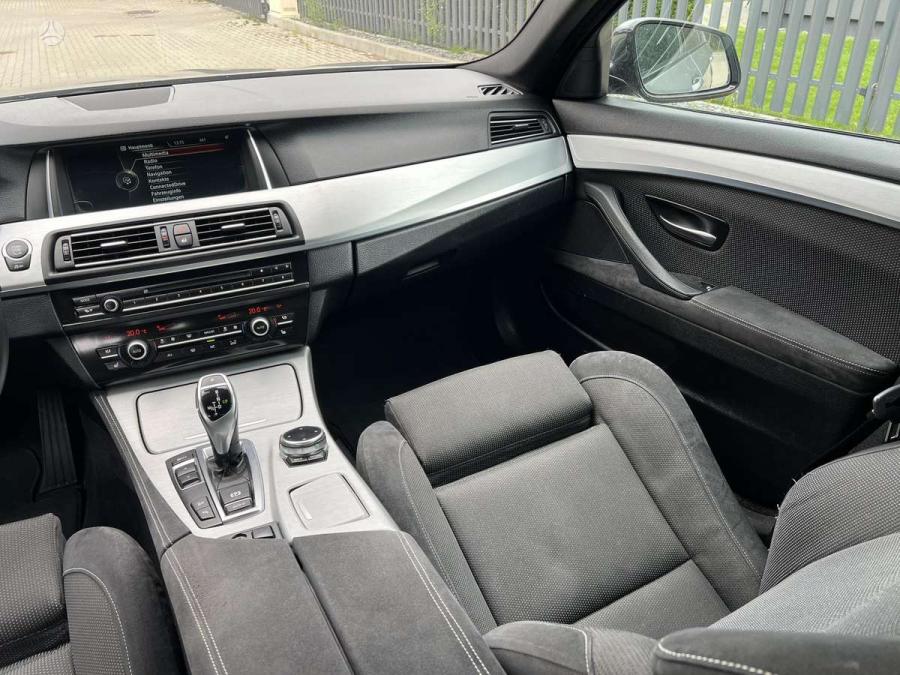 Pelēks BMW 525 2013 Viļņa, ar dzinēja tilpumu 2.00 L un nobraukumu 338 tūkst. km par 9850 €, foto 14 vietnē AUTOMOTO.COM.LV