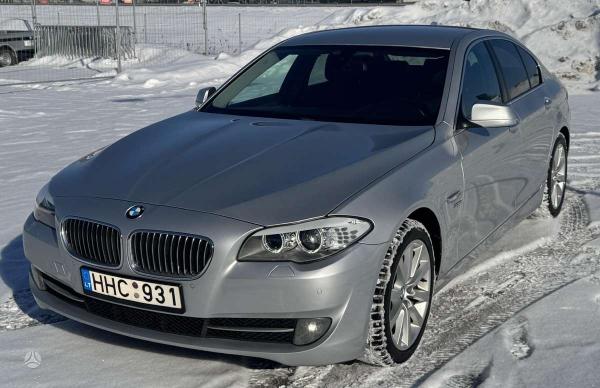 Grey BMW 525 2014 in Vilnius, with an engine capacity of 2.00 L and mileage of 267 thousand km for 8700 €, photo 2 on AUTOMOTO.COM.LV