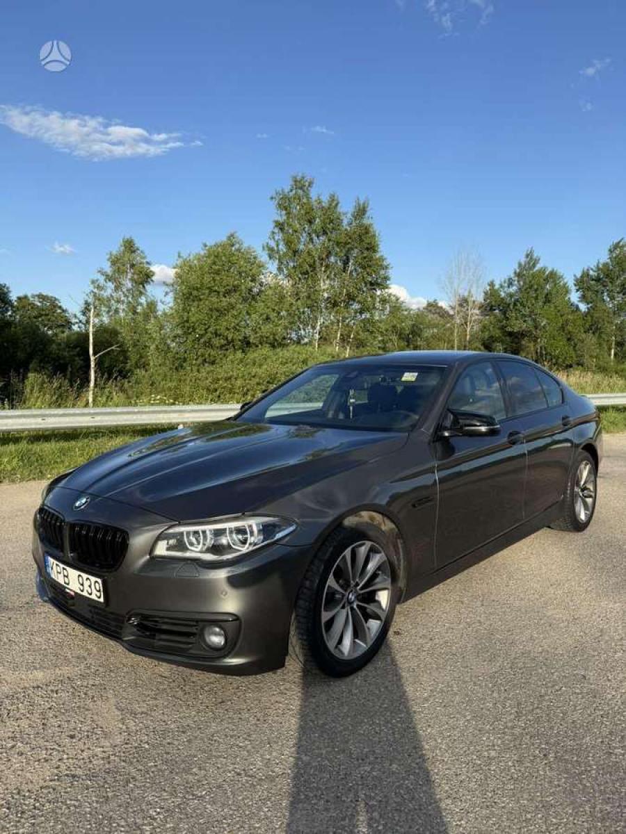 Grey BMW 525 2014 in Vilnius, with an engine capacity of 2.00 L and mileage of 320 thousand km for 12300 €, photo 1 on AUTOMOTO.COM.LV