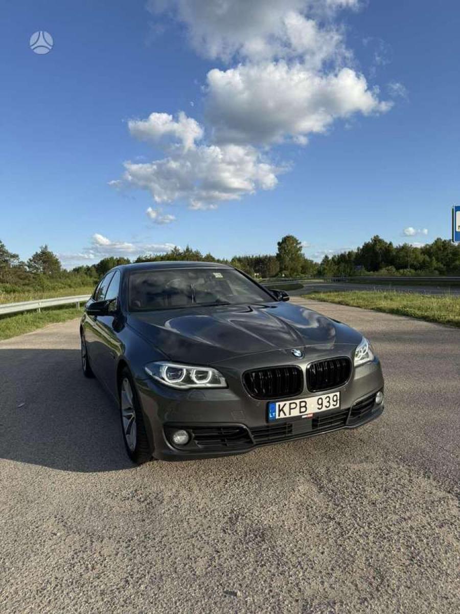 Grey BMW 525 2014 in Vilnius, with an engine capacity of 2.00 L and mileage of 320 thousand km for 12300 €, photo 5 on AUTOMOTO.COM.LV