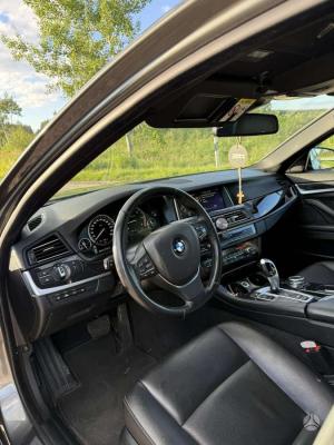 Grey BMW 525 2014 in Vilnius, with an engine capacity of 2.00 L and mileage of 320 thousand km for 12300 €, photo 8 on AUTOMOTO.COM.LV