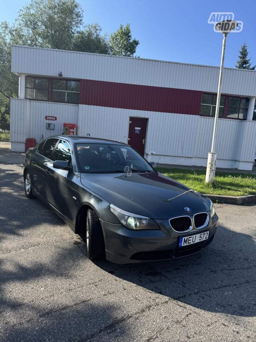 Grey BMW 525 2024 in Klaipeda, with an engine capacity of 2.50 L and mileage of 460 thousand km for 2550 €, photo 4 on AUTOMOTO.COM.LV