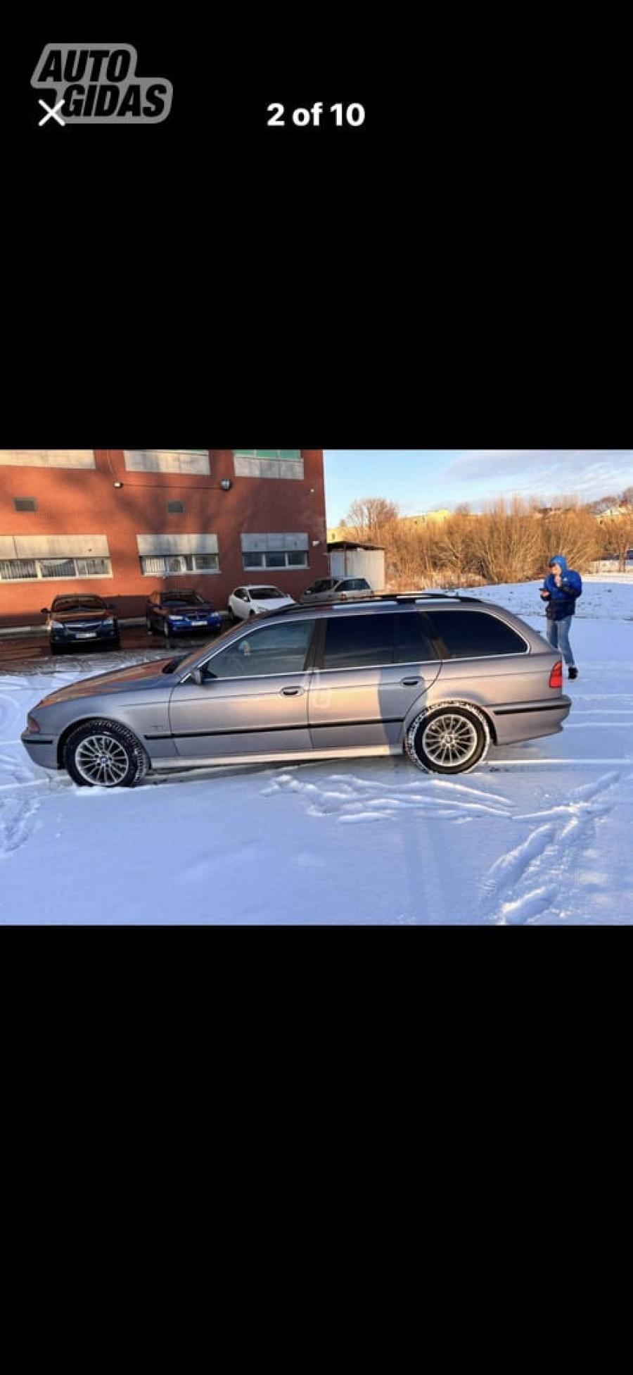 Grey BMW 525 2000 in Klaipeda, with an engine capacity of 2.50 L and mileage of 300 thousand km for 700 €, photo 3 on AUTOMOTO.COM.LV