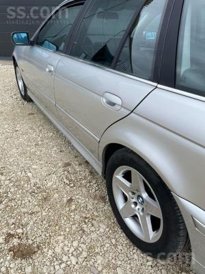 Grey BMW 525 2001 in Balvi, with an engine capacity of 2.50 L and mileage of 0 thousand km for 9990 €, photo 6 on AUTOMOTO.COM.LV
