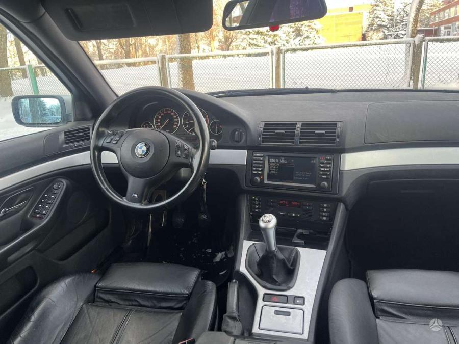 Grey BMW 525 2003 in Silute, with an engine capacity of 2.50 L and mileage of 348 thousand km for 2199 €, photo 11 on AUTOMOTO.COM.LV