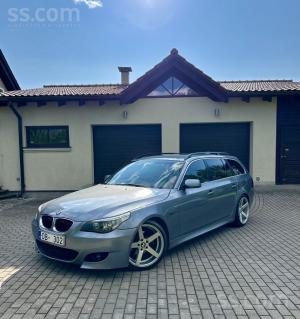 Grey BMW 525 2004 in Riga, with an engine capacity of 2.50 L and mileage of 364 thousand km for 3450 €, photo 2 on AUTOMOTO.COM.LV