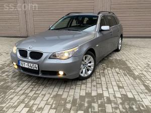 Grey BMW 525 2004 in Jelgava, with an engine capacity of 2.50 L and mileage of 0 thousand km for 3390 €, photo 2 on AUTOMOTO.COM.LV