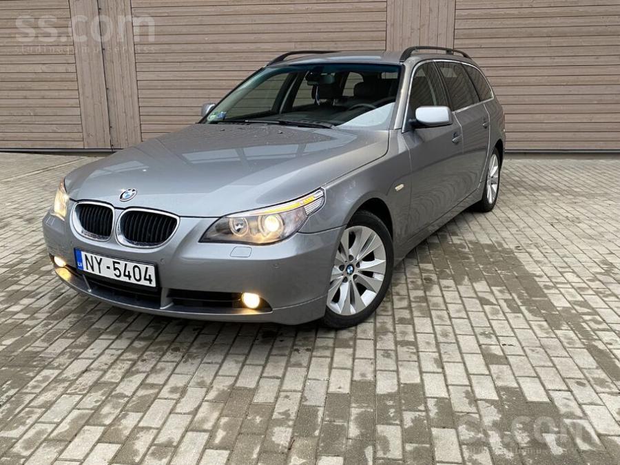 Grey BMW 525 2004 in Jelgava, with an engine capacity of 2.50 L and mileage of 0 thousand km for 3390 €, photo 2 on AUTOMOTO.COM.LV