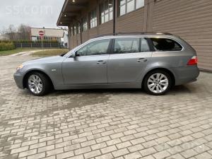 Grey BMW 525 2004 in Jelgava, with an engine capacity of 2.50 L and mileage of 0 thousand km for 3390 €, photo 8 on AUTOMOTO.COM.LV