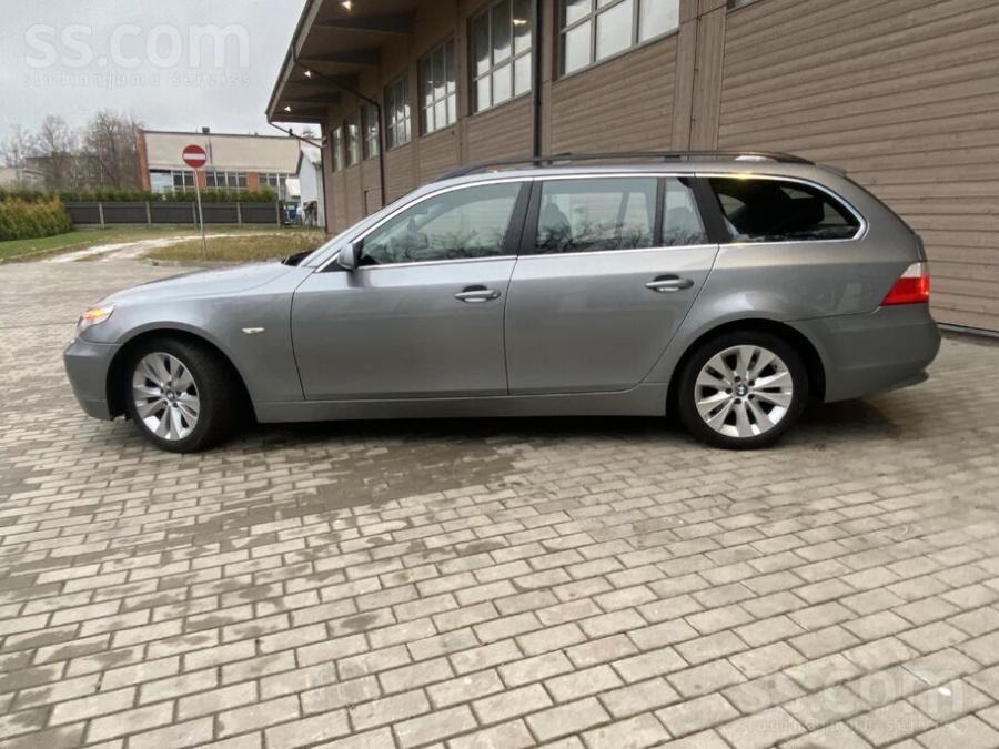 Grey BMW 525 2004 in Jelgava, with an engine capacity of 2.50 L and mileage of 0 thousand km for 3390 €, photo 8 on AUTOMOTO.COM.LV