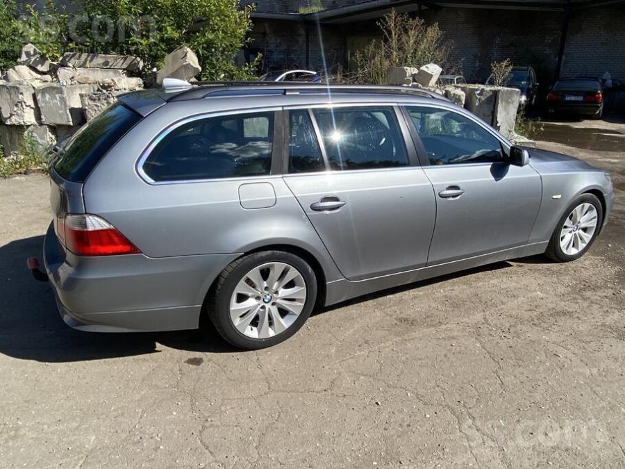 Grey BMW 525 2004 in Jelgava, with an engine capacity of 2.50 L and mileage of 0 thousand km for 3390 €, photo 10 on AUTOMOTO.COM.LV