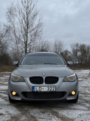 Pelēks BMW 525 2004 Rīga, ar dzinēja tilpumu 2.50 L un nobraukumu 490 tūkst. km par 3950 €, foto  vietnē AUTOMOTO.COM.LV