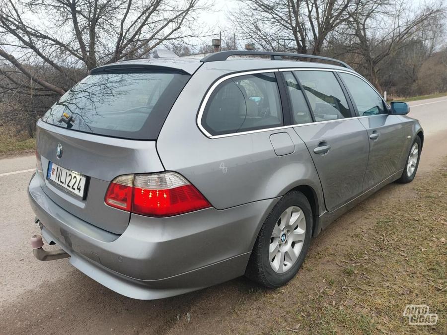 Grey BMW 525 2004 in Jonava, with an engine capacity of 2.50 L and mileage of 368 thousand km for 1850 €, photo 6 on AUTOMOTO.COM.LV
