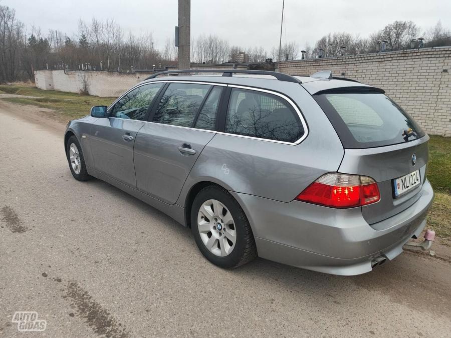 Grey BMW 525 2004 in Jonava, with an engine capacity of 2.50 L and mileage of 368 thousand km for 1850 €, photo 7 on AUTOMOTO.COM.LV