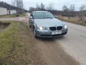Grey BMW 525 2004 in Jonava, with an engine capacity of 2.50 L and mileage of 368 thousand km for 1850 €, photo 8 on AUTOMOTO.COM.LV
