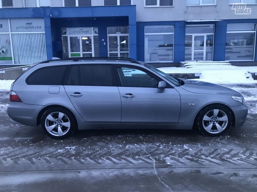 Pelēks BMW 525 2004 Šauļi, ar dzinēja tilpumu 2.50 L un nobraukumu 409 tūkst. km par 2150 €, foto 8 vietnē AUTOMOTO.COM.LV
