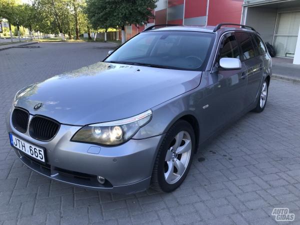 Grey BMW 525 2004 in Siauliai, with an engine capacity of 2.50 L and mileage of 409 thousand km for 2550 €, photo 1 on AUTOMOTO.COM.LV