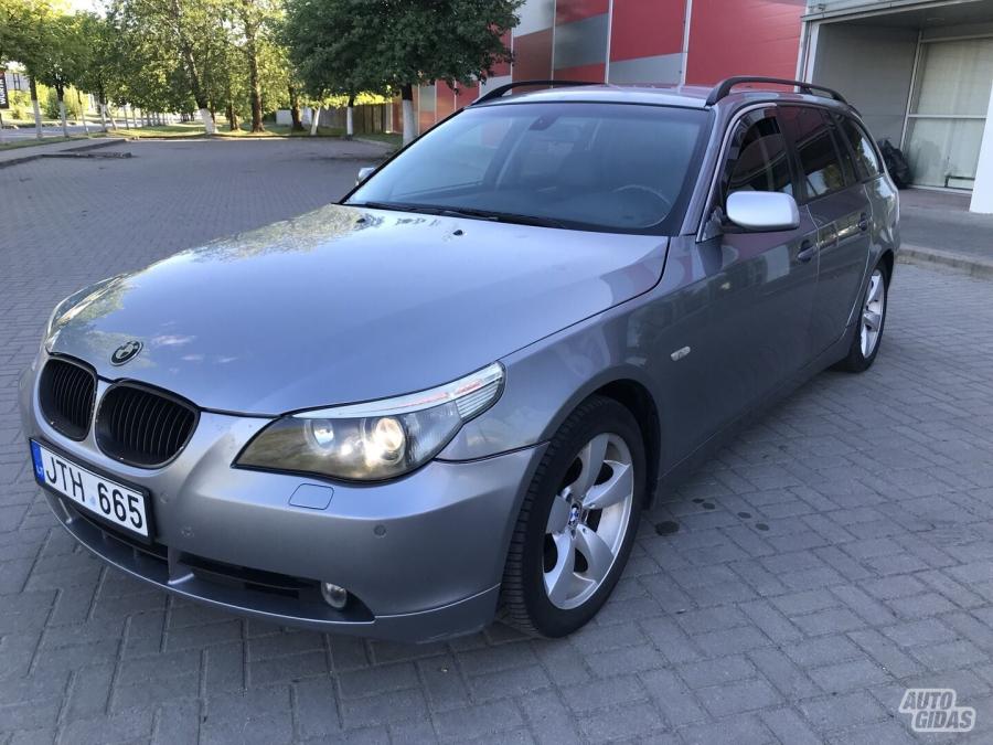 Grey BMW 525 2004 in Siauliai, with an engine capacity of 2.50 L and mileage of 409 thousand km for 2550 €, photo 1 on AUTOMOTO.COM.LV