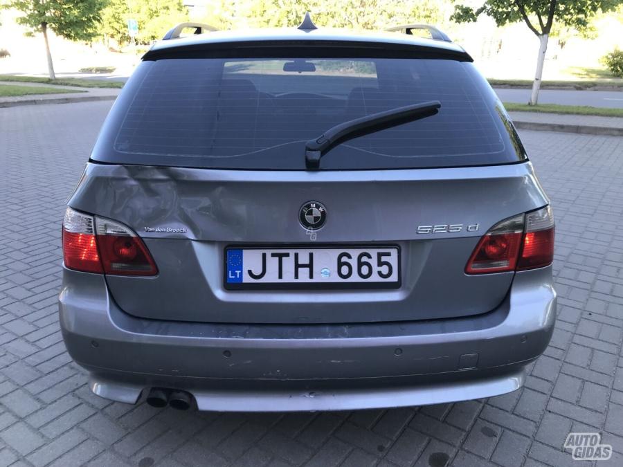 Grey BMW 525 2004 in Siauliai, with an engine capacity of 2.50 L and mileage of 409 thousand km for 2550 €, photo 7 on AUTOMOTO.COM.LV