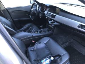 Grey BMW 525 2004 in Siauliai, with an engine capacity of 2.50 L and mileage of 409 thousand km for 2550 €, photo 12 on AUTOMOTO.COM.LV
