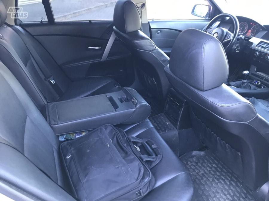 Grey BMW 525 2004 in Siauliai, with an engine capacity of 2.50 L and mileage of 409 thousand km for 2550 €, photo 13 on AUTOMOTO.COM.LV
