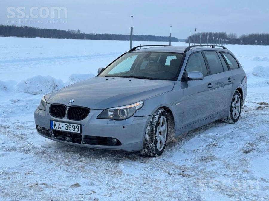 Pelēks BMW 525 2004 Ogre, ar dzinēja tilpumu 2.50 L un nobraukumu 431 tūkst. km par 3650 €, foto 2 vietnē AUTOMOTO.COM.LV