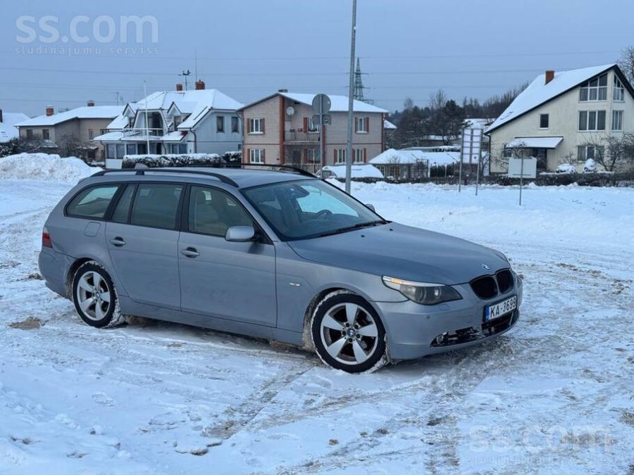 Pelēks BMW 525 2004 Ogre, ar dzinēja tilpumu 2.50 L un nobraukumu 431 tūkst. km par 3650 €, foto 5 vietnē AUTOMOTO.COM.LV