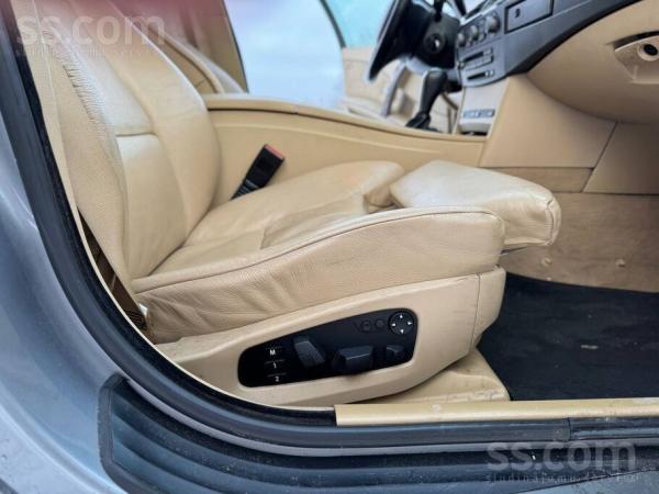 Pelēks BMW 525 2004 Ogre, ar dzinēja tilpumu 2.50 L un nobraukumu 431 tūkst. km par 3650 €, foto 8 vietnē AUTOMOTO.COM.LV