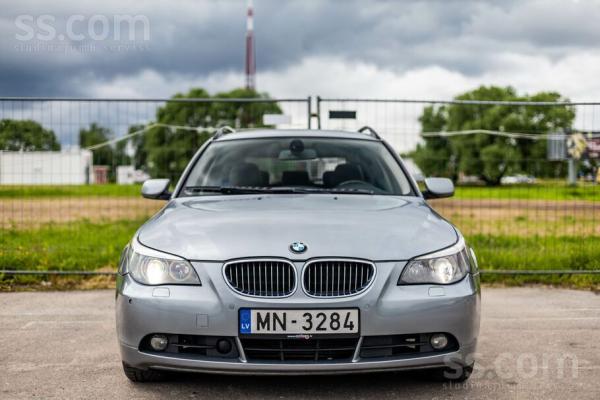 Pelēks BMW 525 2004 Rīga, ar dzinēja tilpumu 2.50 L un nobraukumu 358 tūkst. km par 3390 €, foto 3 vietnē AUTOMOTO.COM.LV