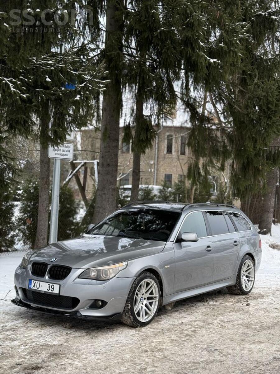 Grey BMW 525 2004 in Riga, with an engine capacity of 2.50 L and mileage of 475 thousand km for 4700 €, photo 5 on AUTOMOTO.COM.LV