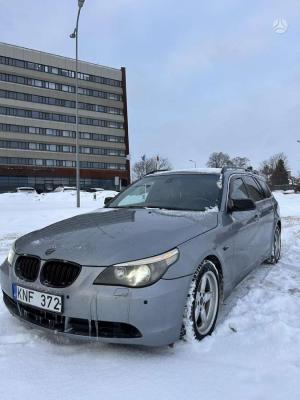 Grey BMW 525 2004 in Klaipeda, with an engine capacity of 2.50 L and mileage of 392 thousand km for 2150 €, photo 6 on AUTOMOTO.COM.LV