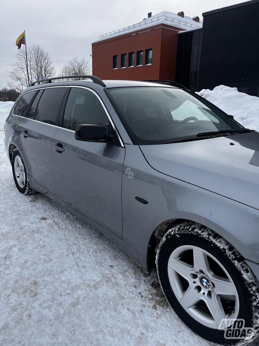 Grey BMW 525 2004 in Vilnius, with an engine capacity of 2.50 L and mileage of 444 thousand km for 2500 €, photo 5 on AUTOMOTO.COM.LV