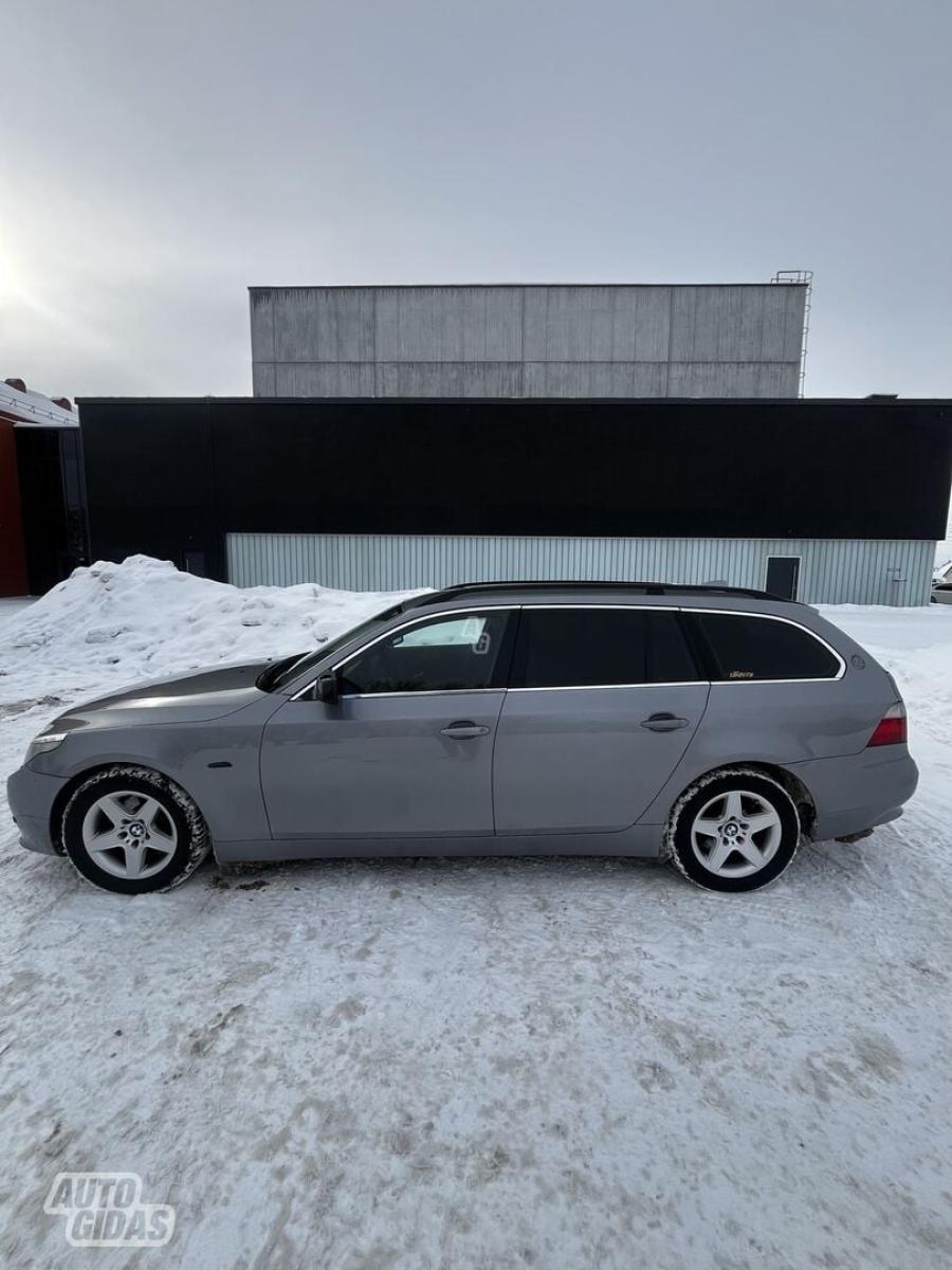 Grey BMW 525 2004 in Vilnius, with an engine capacity of 2.50 L and mileage of 444 thousand km for 2500 €, photo 6 on AUTOMOTO.COM.LV