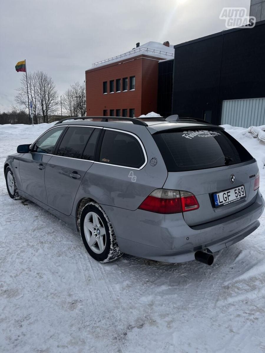 Grey BMW 525 2004 in Vilnius, with an engine capacity of 2.50 L and mileage of 444 thousand km for 2500 €, photo 8 on AUTOMOTO.COM.LV