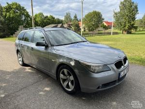Grey BMW 525 2004 in Vilkaviskis, with an engine capacity of 2.50 L and mileage of 338 thousand km for 2700 €, photo 3 on AUTOMOTO.COM.LV