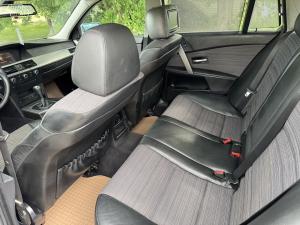 Grey BMW 525 2004 in Vilkaviskis, with an engine capacity of 2.50 L and mileage of 338 thousand km for 2700 €, photo 8 on AUTOMOTO.COM.LV