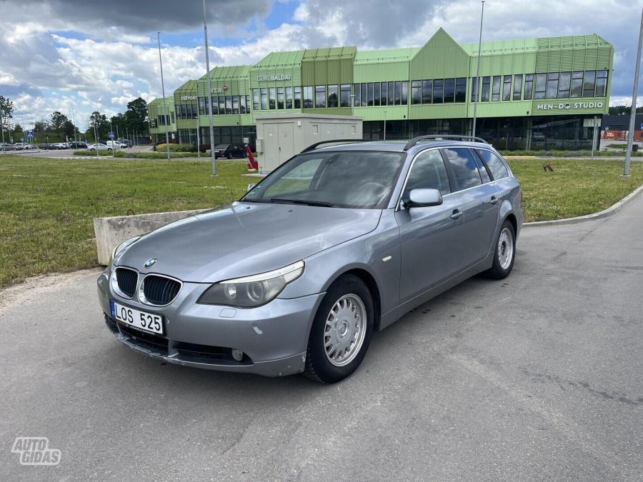 Grey BMW 525 2004 in Kaunas, with an engine capacity of 2.50 L and mileage of 308 thousand km for 1850 €, photo 1 on AUTOMOTO.COM.LV