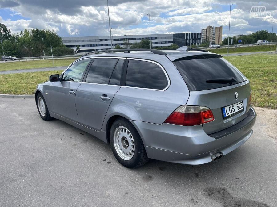 Grey BMW 525 2004 in Kaunas, with an engine capacity of 2.50 L and mileage of 308 thousand km for 1850 €, photo 4 on AUTOMOTO.COM.LV