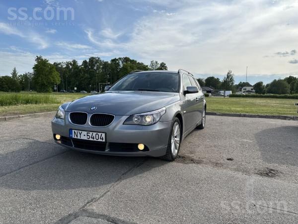 Grey BMW 525 2004 in Jelgava, with an engine capacity of 2.50 L and mileage of 0 thousand km for 3550 €, photo 1 on AUTOMOTO.COM.LV
