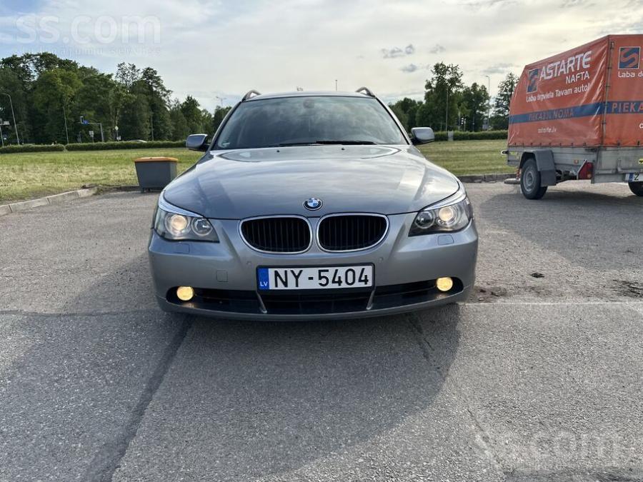 Grey BMW 525 2004 in Jelgava, with an engine capacity of 2.50 L and mileage of 0 thousand km for 3550 €, photo 4 on AUTOMOTO.COM.LV