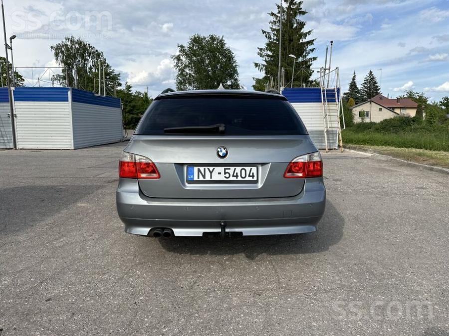 Grey BMW 525 2004 in Jelgava, with an engine capacity of 2.50 L and mileage of 0 thousand km for 3550 €, photo 8 on AUTOMOTO.COM.LV
