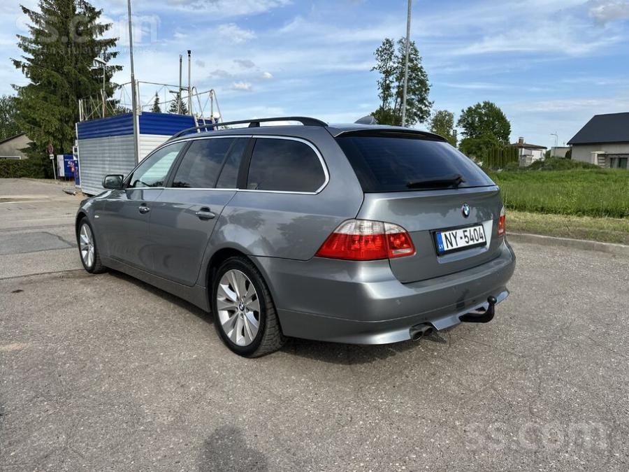 Grey BMW 525 2004 in Jelgava, with an engine capacity of 2.50 L and mileage of 0 thousand km for 3550 €, photo 9 on AUTOMOTO.COM.LV