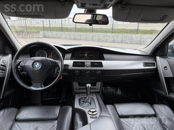 Grey BMW 525 2004 in Riga, with an engine capacity of 2.50 L and mileage of 0 thousand km for 3990 €, photo 5 on AUTOMOTO.COM.LV