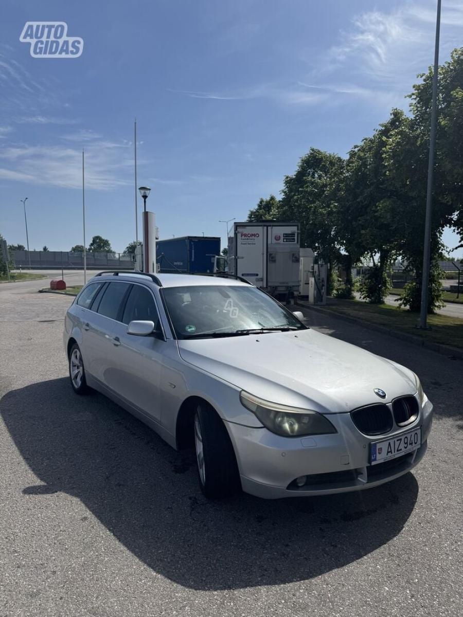 Grey BMW 525 2004 in Klaipeda, with an engine capacity of 2.50 L and mileage of 280 thousand km for 2000 €, photo 4 on AUTOMOTO.COM.LV