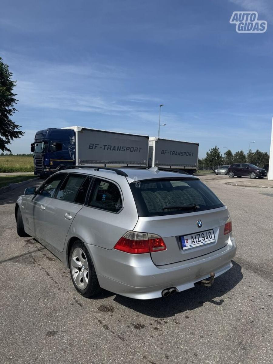 Grey BMW 525 2004 in Klaipeda, with an engine capacity of 2.50 L and mileage of 280 thousand km for 2000 €, photo 7 on AUTOMOTO.COM.LV