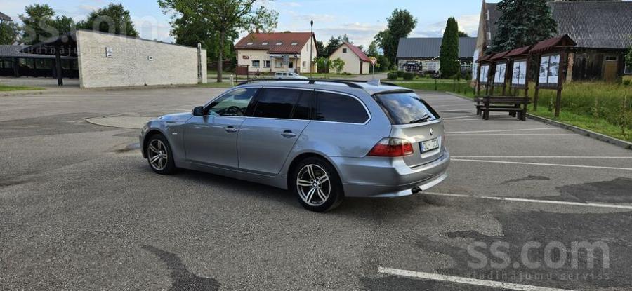 Pelēks BMW 525 2004 Kuldīga, ar dzinēja tilpumu 3.00 L un nobraukumu 382 tūkst. km par 2980 €, foto 10 vietnē AUTOMOTO.COM.LV