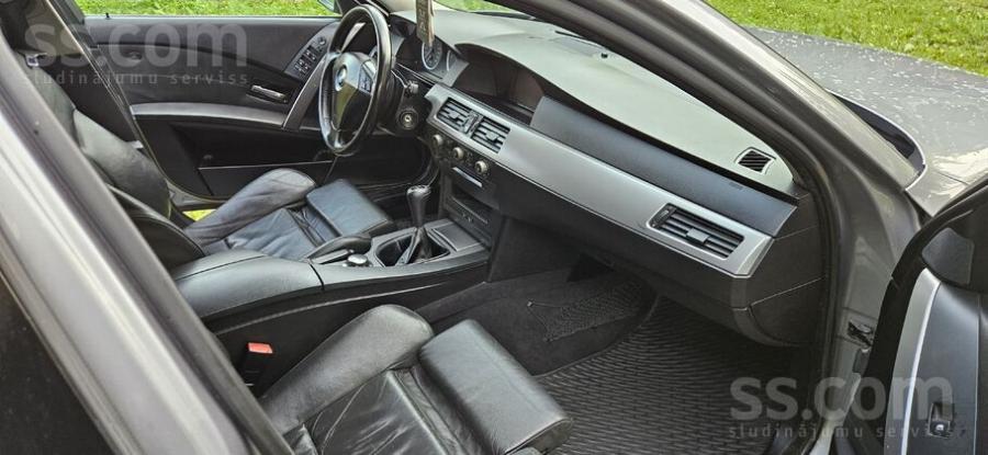 Pelēks BMW 525 2004 Kuldīga, ar dzinēja tilpumu 3.00 L un nobraukumu 382 tūkst. km par 2980 €, foto 12 vietnē AUTOMOTO.COM.LV