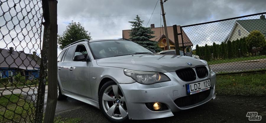 Grey BMW 525 2004 in Vilnius, with an engine capacity of 2.50 L and mileage of 357 thousand km for 2450 €, photo 1 on AUTOMOTO.COM.LV