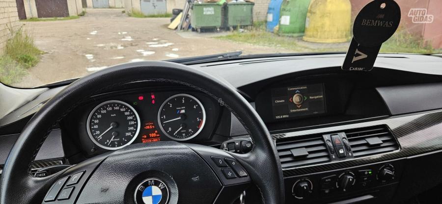 Grey BMW 525 2004 in Vilnius, with an engine capacity of 2.50 L and mileage of 357 thousand km for 2450 €, photo 12 on AUTOMOTO.COM.LV