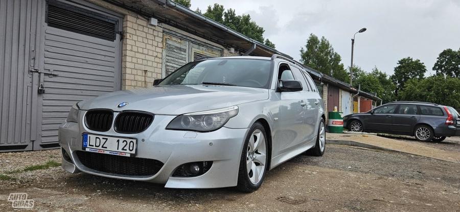 Grey BMW 525 2004 in Vilnius, with an engine capacity of 2.50 L and mileage of 357 thousand km for 2450 €, photo 14 on AUTOMOTO.COM.LV
